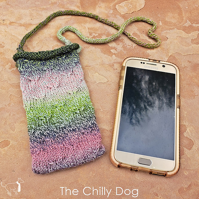 Ravelry: Little Birds Phone Pocket pattern by The Chilly Dog