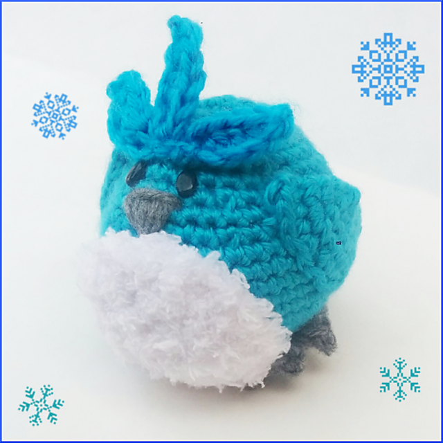 Ravelry: Baby Articuno Pokemon pattern by Rachel Bickmore