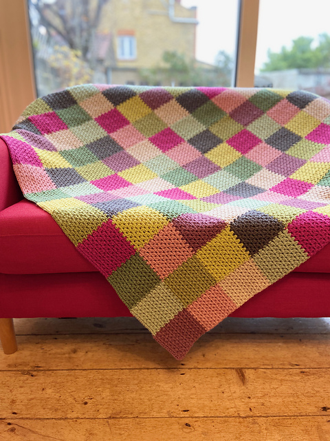 Ravelry: Rainforest Patchwork Blanket pattern by Emma TheCrochetSwirl