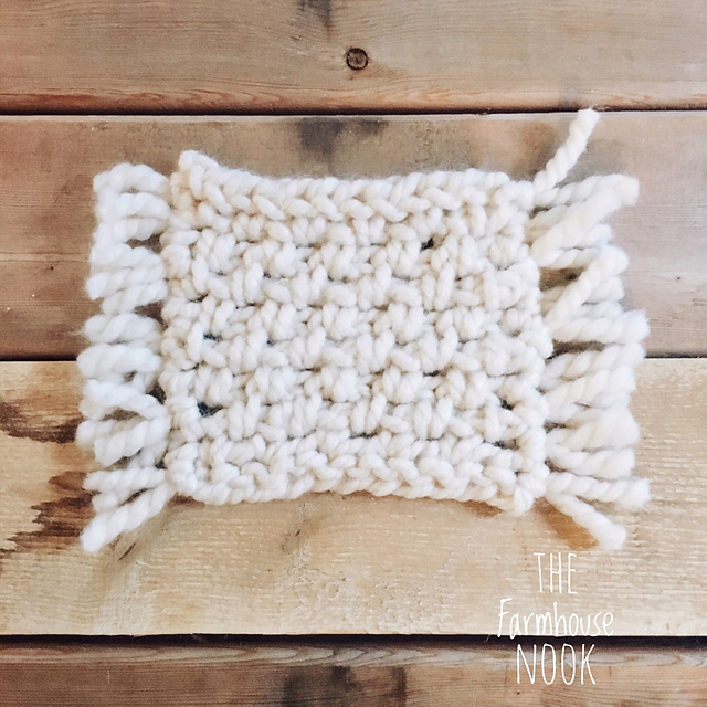Ravelry: Farmhouse Mug Rug pattern by The Farmhouse Nook