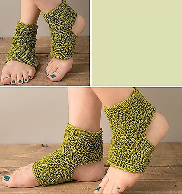 Ravelry: Pop of Pistachio Yoga Socks pattern by The Firefly Hook
