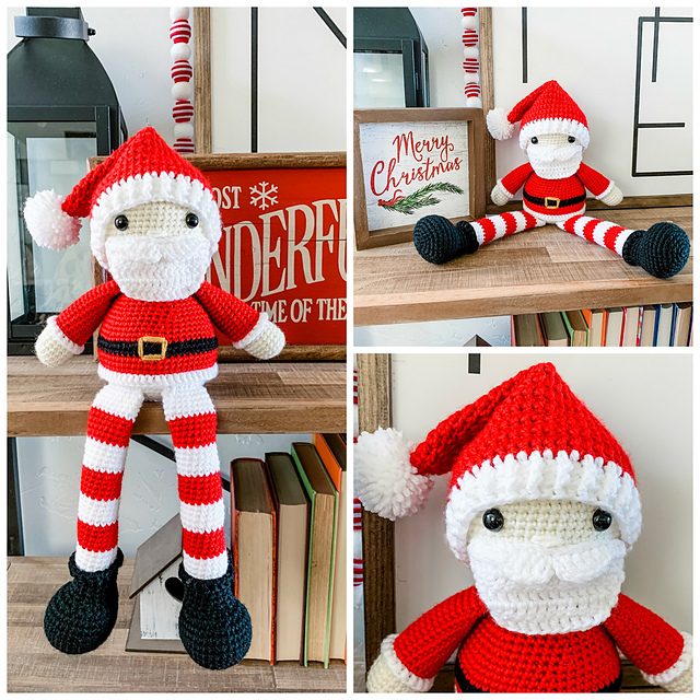 Ravelry: Friendly Santa Shelf Sitter pattern by Kali Dahle