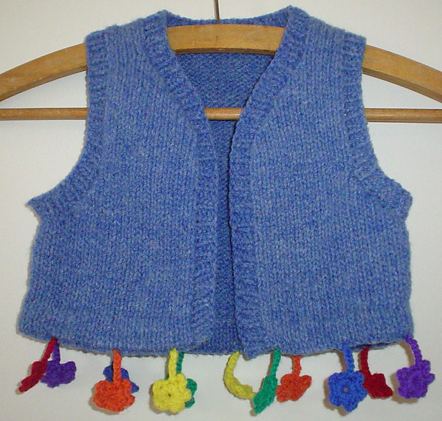 Ravelry: Child's flowered vest pattern by Marie Sternberg