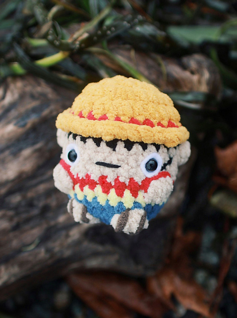 Ravelry: Luffy One Piece pattern by Bailey Leach