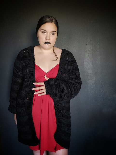 Ravelry: NightMARA Cardigan pattern by Cheyenne Silva