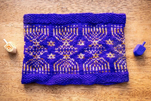 Ravelry: Festival of Lights Cowl pattern by The Jewish Knitter