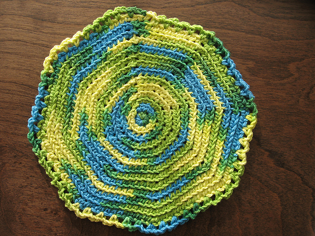 Ravelry: Cotton Cloth with Swirls and Texture pattern by Sandi Marshall