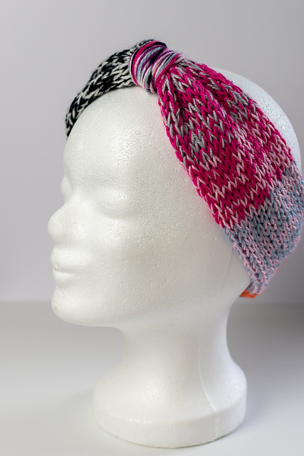 Ravelry: Colourful headband pattern by Marie Bocock
