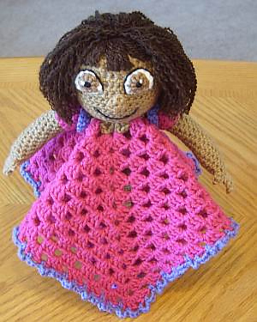 Ravelry: Dora Lovey Blankie pattern by Knotty Hooker Designs