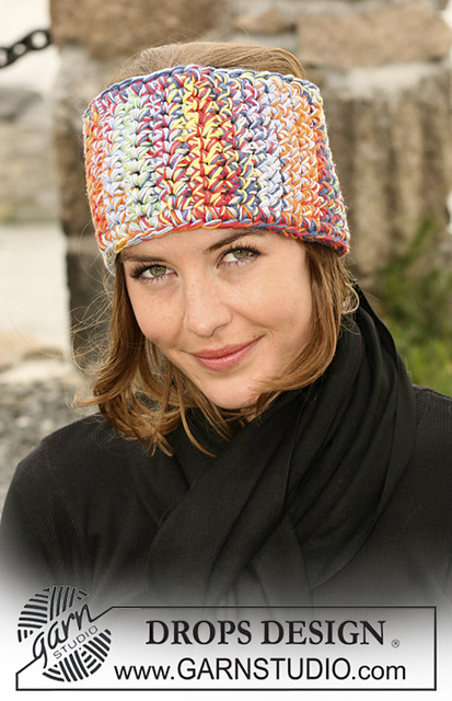 Ravelry: 104-27 Crochet head band pattern by DROPS design