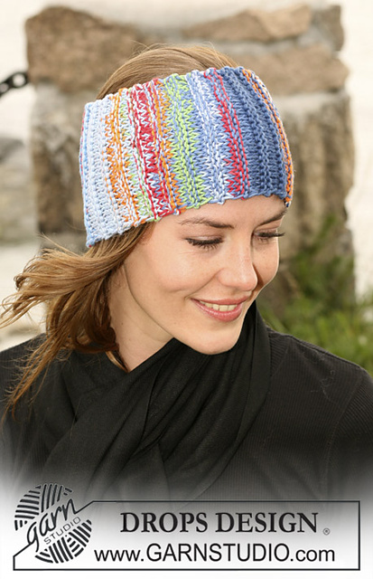Ravelry: 104-24 Garter sts head band pattern by DROPS design