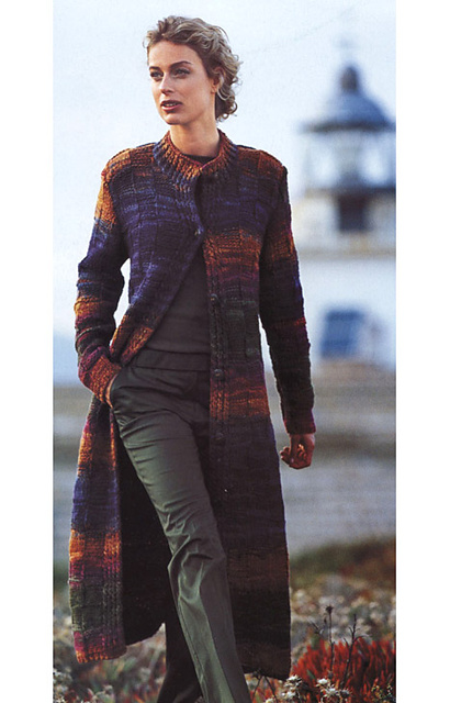 Ravelry: 0-71 Knitted coat in Inka pattern by DROPS design
