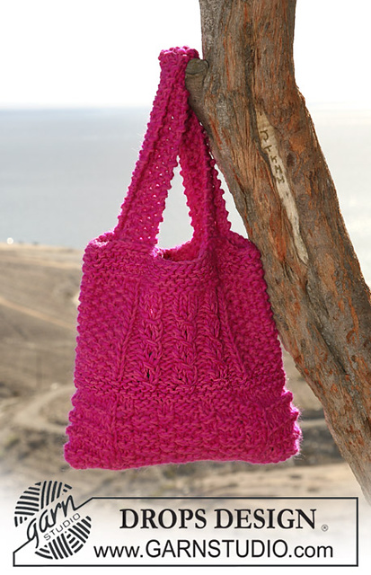 Ravelry: 106-15 bag in textured pattern pattern by DROPS design