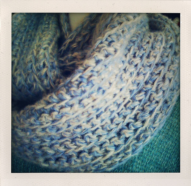 Ravelry: Whipped and Frothed Infinity Scarf pattern by Julie Edwards