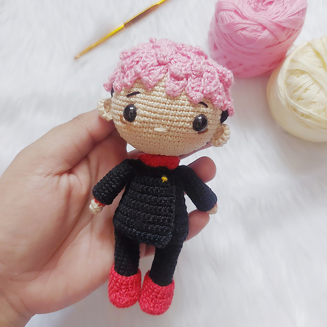 Ravelry: Yuji Itadori Amigurumi pattern by Aimy Fernandez