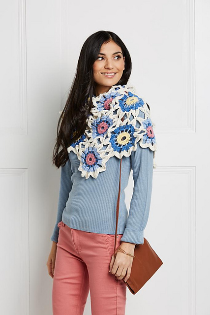 Ravelry: Beautiful Bouquet Shawl pattern by Cassie Ward