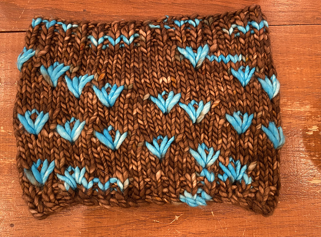 Ravelry: Sequoia Assigned Pooling Cowl pattern by The NeedleTree