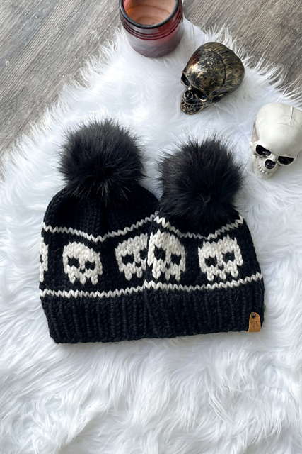 Ravelry: Halloween Skull Hat pattern by Megan Hardison