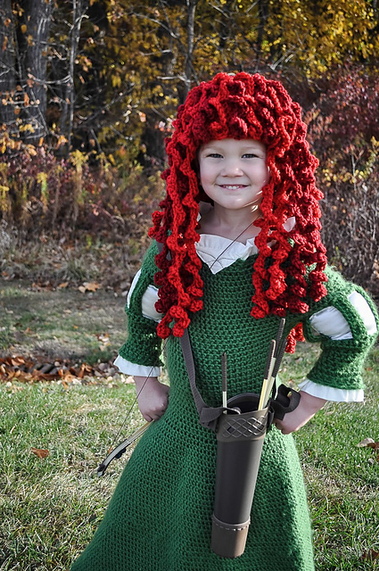 Ravelry: thepinktoque's Brave Merida Costume Wig