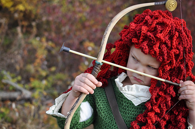 Ravelry: thepinktoque's Brave Merida Costume Wig
