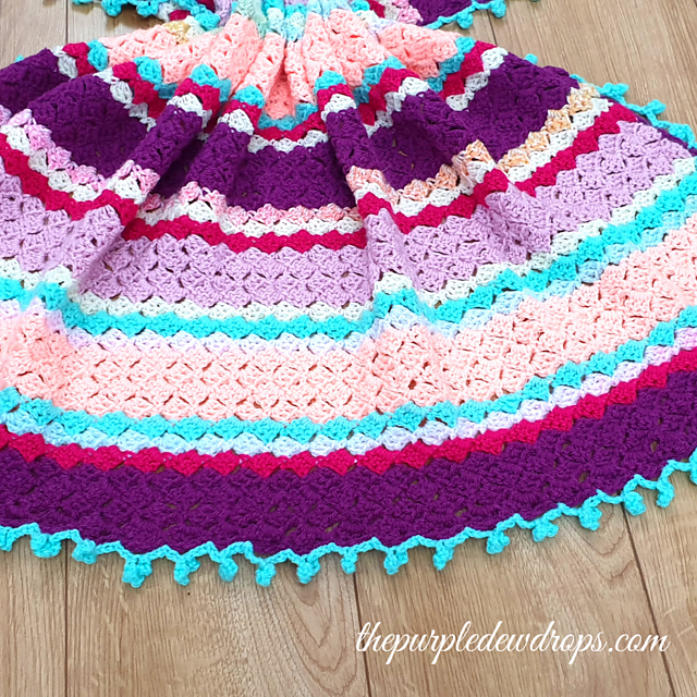 Ravelry: Pretty Pastels Blanket pattern by Saba Azmath