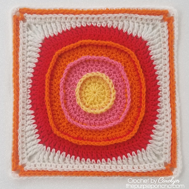 Ravelry: Center Circle Square pattern by Carolyn Calderon