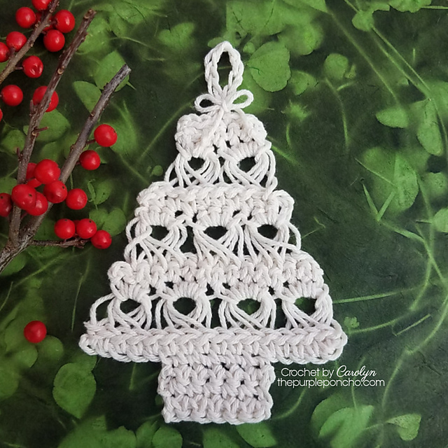 Ravelry: Lace Tree Ornament pattern by Carolyn Calderon