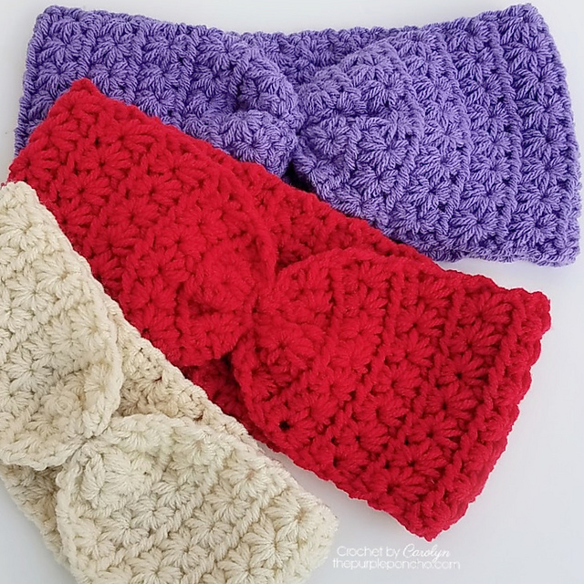 Ravelry: Winter Star Ear Warmer pattern by Carolyn Calderon