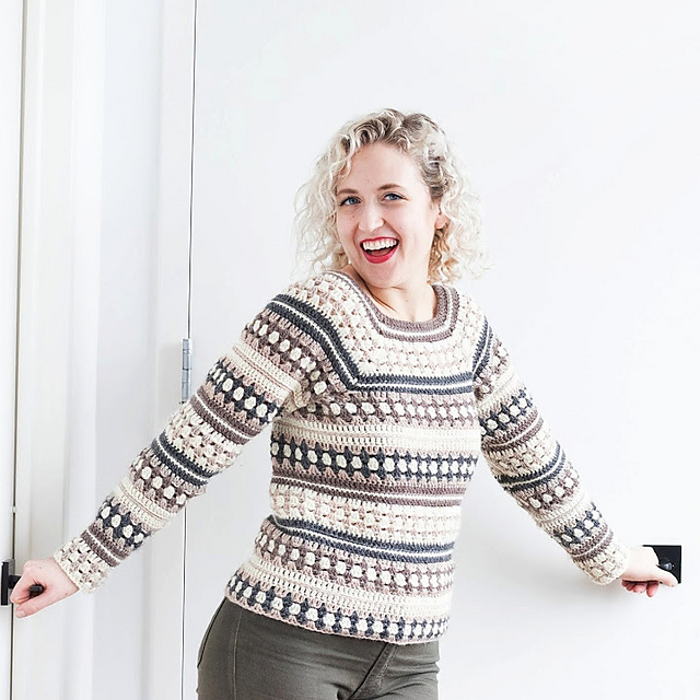 Ravelry: BonBon Sweater pattern by Katie Moore