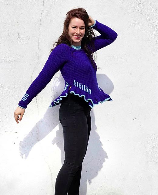 Ravelry: Pansy Sweater pattern by Katie Moore