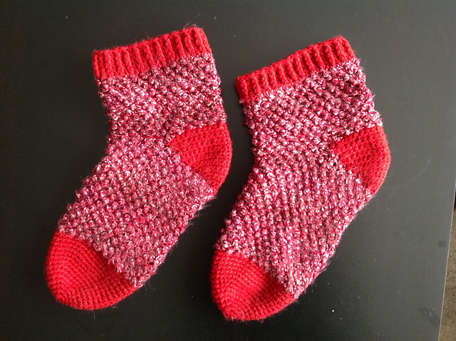 Ravelry: Socks / Gehaakte sokken pattern by Marleen Hartog