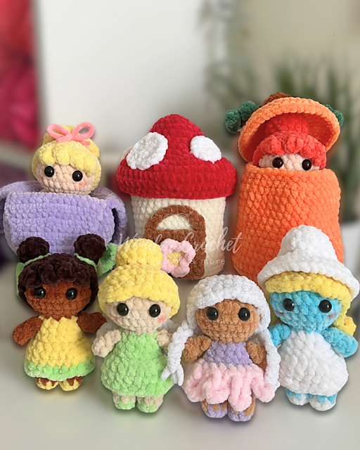 Ravelry: Pocket Pixies Plush pattern by Allison Wonder