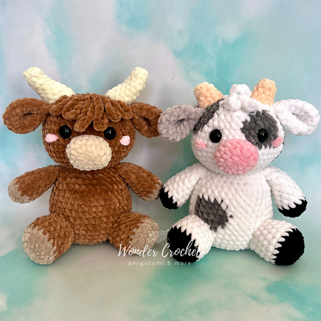 Ravelry: Connie the Cow Plush pattern by Allison Wonder