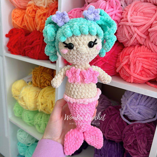 Ravelry: Mermaid Plush pattern by Allison Wonder