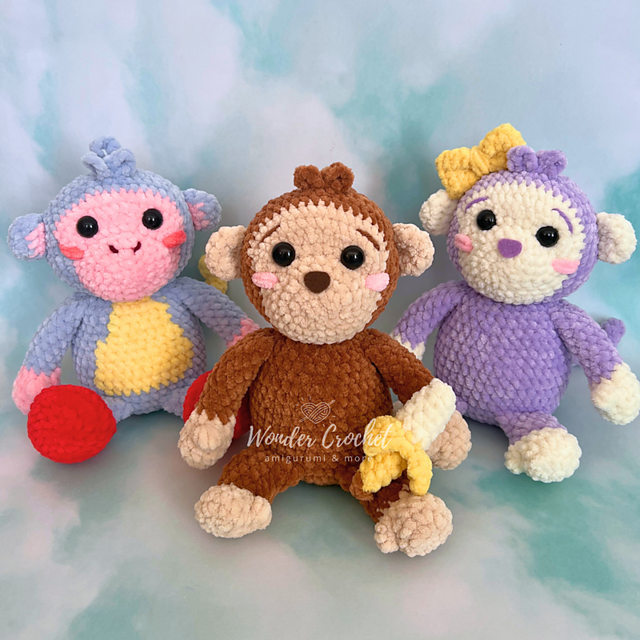 Ravelry: Monkey Plush pattern by Allison Wonder