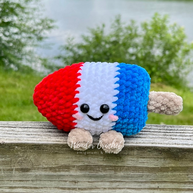Ravelry: Firecracker Popsicle Plush pattern by Allison Wonder