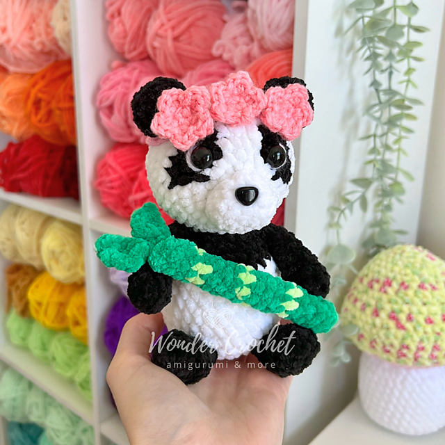 Ravelry: Posey the Panda Plush pattern by Allison Wonder