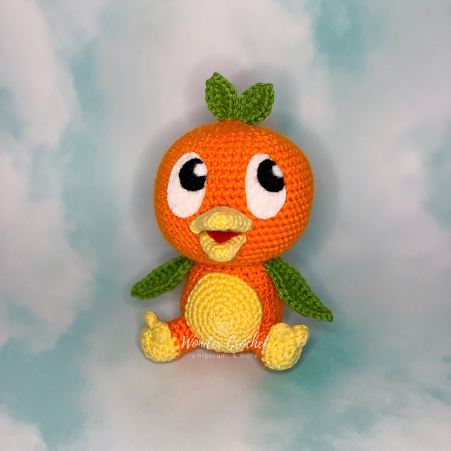 Ravelry: Orange Bird Plush pattern by Allison Wonder