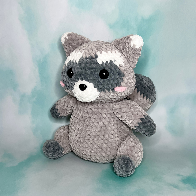 Ravelry: Raccoon Plush pattern by Allison Wonder
