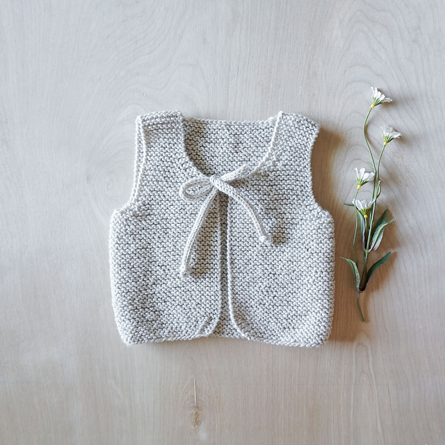 Ravelry: The Garter Vest pattern by Adella Dutra