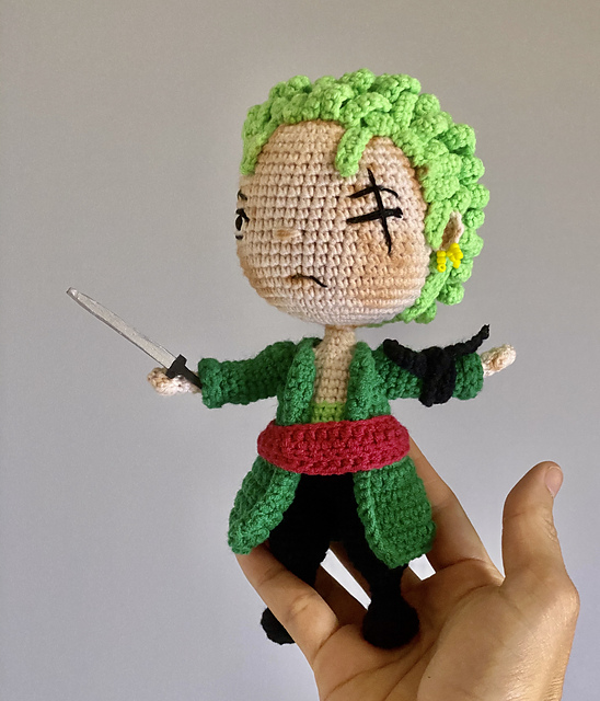 Ravelry: Zoro Onepiece pattern by Trinh Nguyen