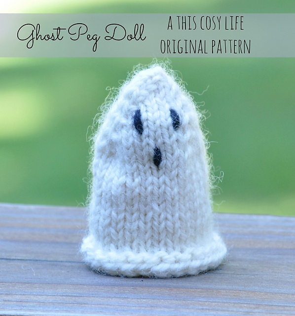 Ravelry: Ghost Peg Doll pattern by Julie Hunter