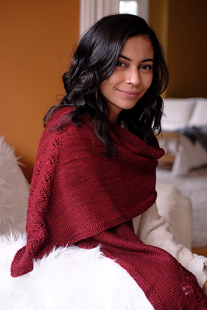 Ravelry: Apple Season Wrap pattern by Beatrice Perron Dahlen