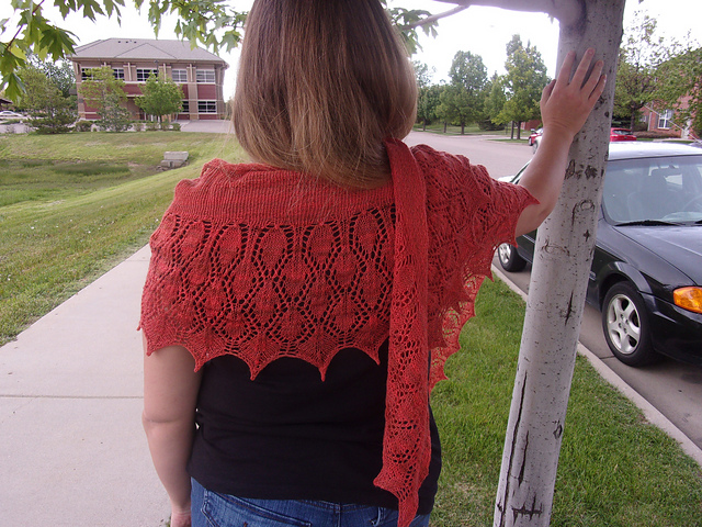 Ravelry: Heartfire Shawl pattern by Katrina King