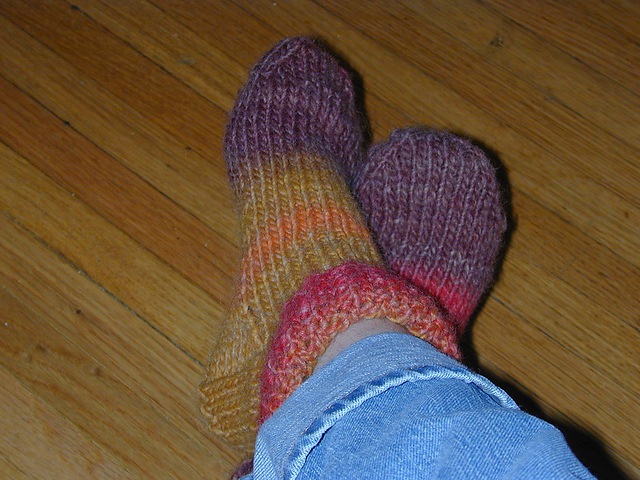 Ravelry: GYPSY Clog or Croc Socks pattern by Lisa Carnahan