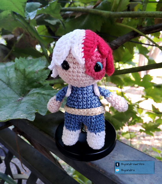 Ravelry: Shouto Todoroki heroaca pattern by thyandra crochet