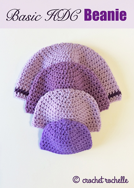 Ravelry: Basic HDC Beanie pattern by Tia Davis