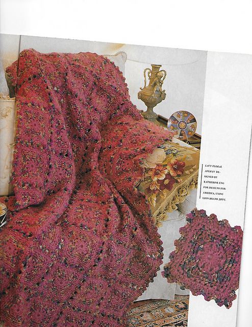 Ravelry: Lacy Floral Afghan pattern by Katherine Eng
