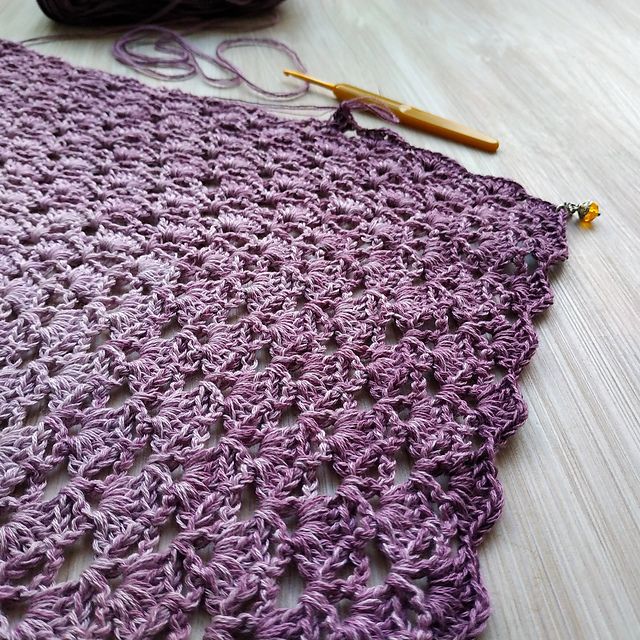 Ravelry: tigris00's Fragrant Shawl