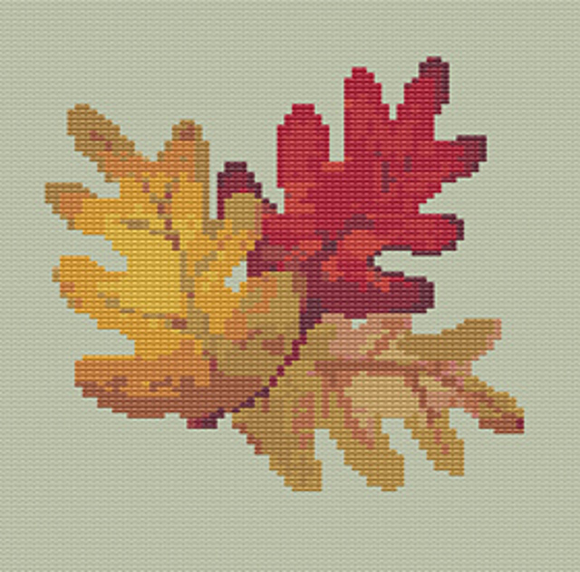 Ravelry: Leaves pattern by Gary Kennedy (Intarsia)